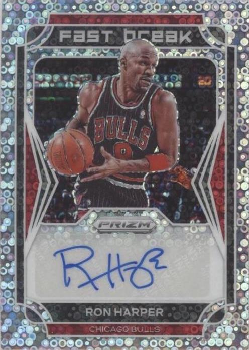 2021-22 Panini Prizm - Fast Break Autographs Ron Harper #FB-RHP (AU ...