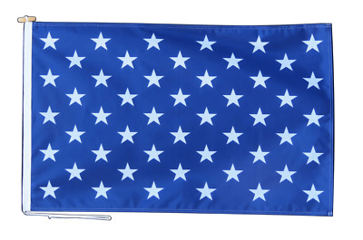 United States Navy Jack Flag 3'x2' (90cm x 60cm) Rope and Toggle - 1 ...