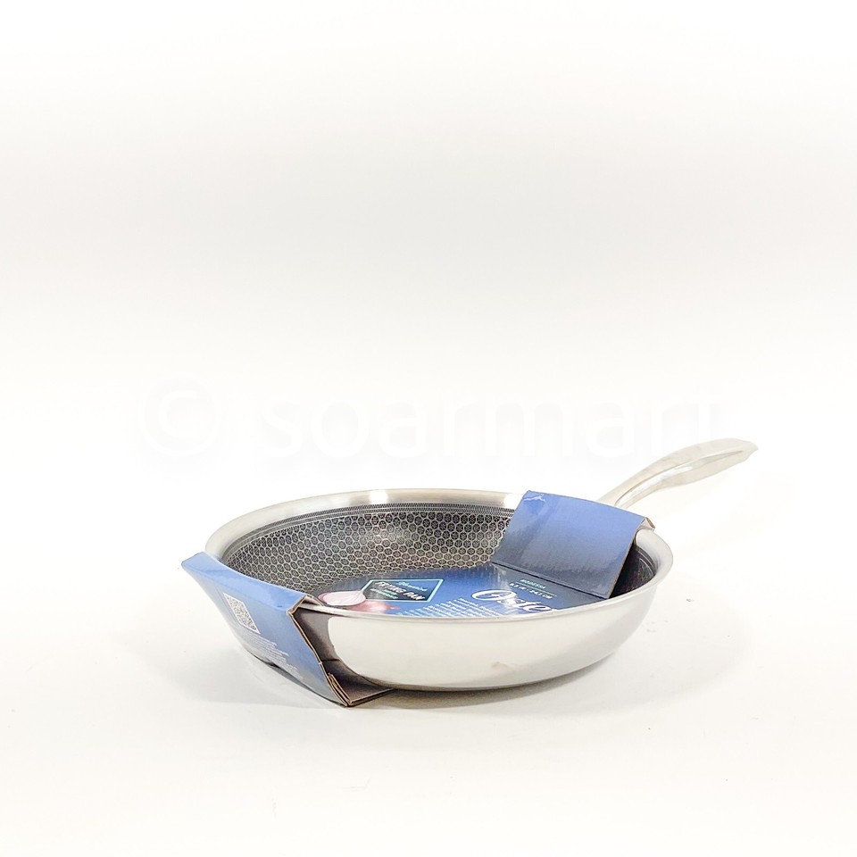 Oster Modessa 9.5" Fry Pan Nonstick Tri Ply Stainless Steel New | eBay