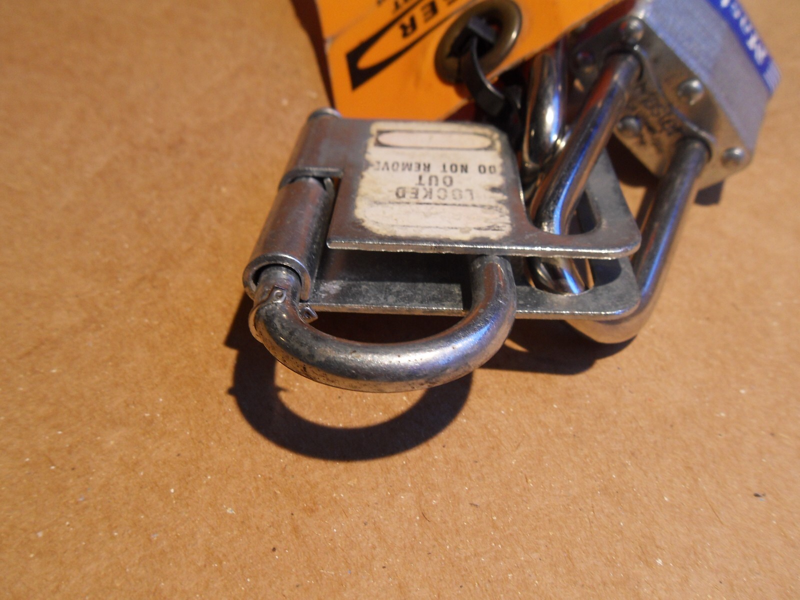 Lock Out - Tag Out Safety Equipment For Energy Isolation Two Locks ...