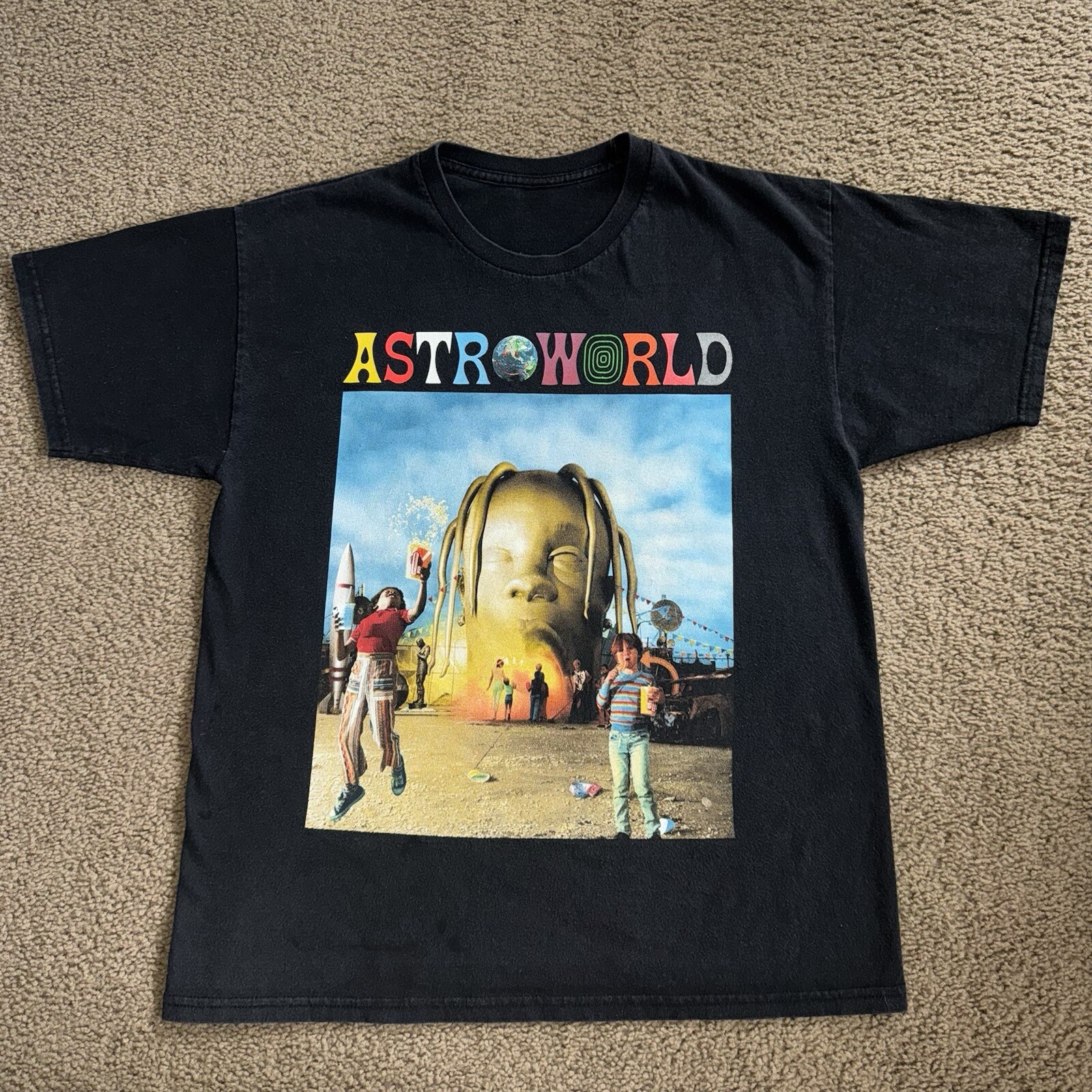 Travis Scott Astroworld Circus Theme Park Album Cover… - Gem