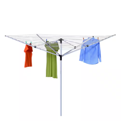 Portable Outdoor Adjustable Clothesline Dryer Laundry Rack Cloth Drying ...