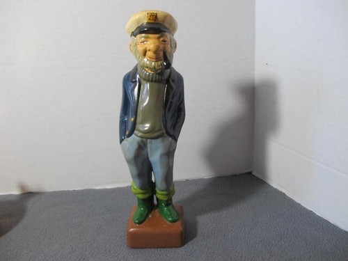 Vtg Atlantic Mold Hand Painted Old Man of the Sea Sailor Figurine 11.5 ...