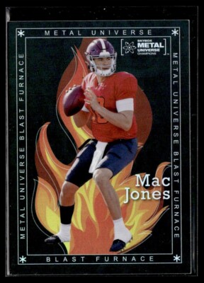 2021 Skybox Metal Blast Furnace Mac Jones New England Patriots #BF-13 ...