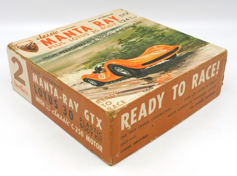 Classic Industries Manta Ray Thingie & Lotus 30 Slot Car 1:24 USA 1960S ...