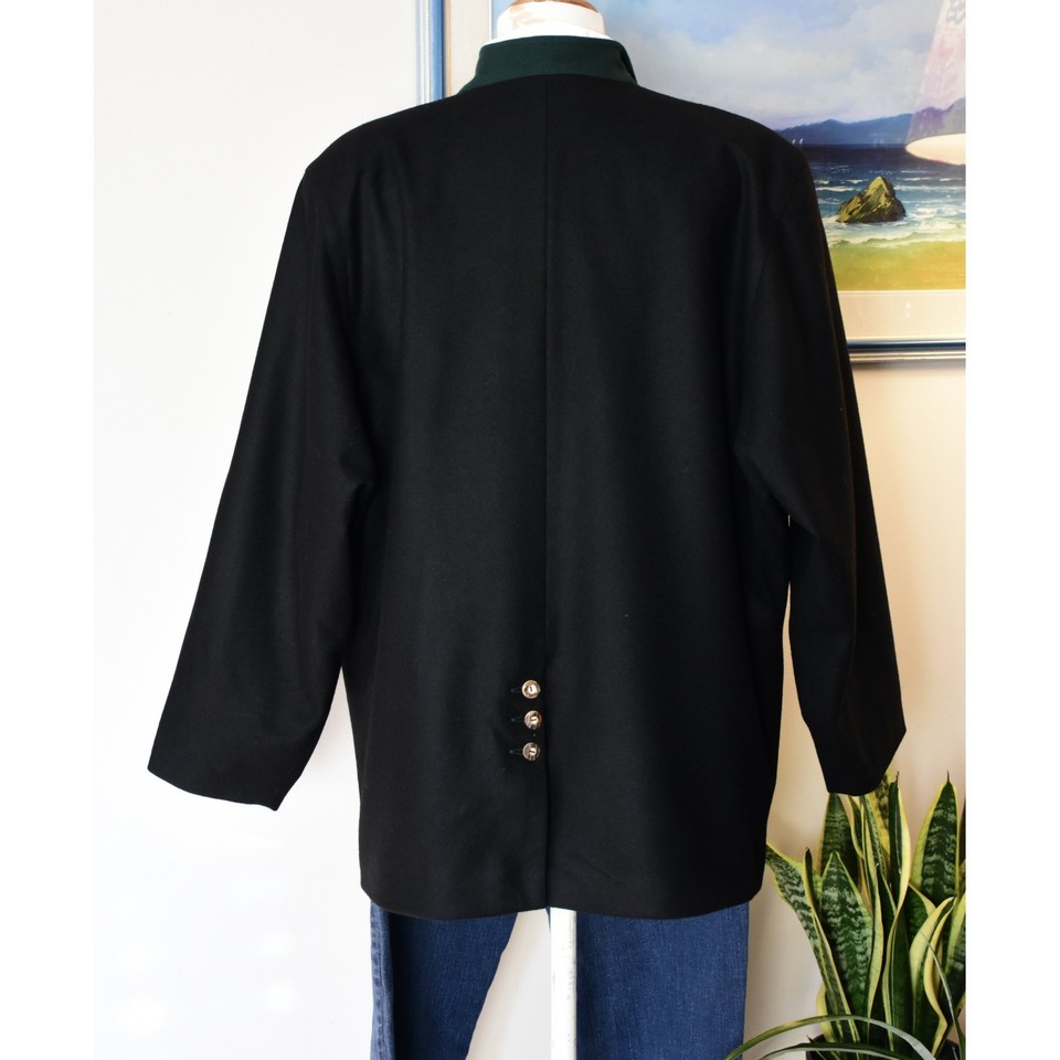 GIACCA BLAZER '80/'90 LANA STILE TIROLESE tg.50/52 it. Vintage donna | eBay