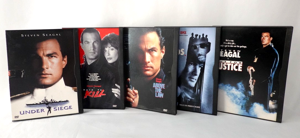 Steven Seagal Lot of 4 Snapcase DVD Hard To Kill Above the Law | eBay