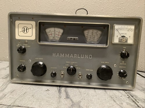 Hammarlund HQ-100 General Coverage HF/AM Ham Radio Receiver Untested | eBay