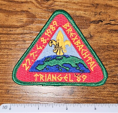 International Boy Scouts Scouting 1989 Triangle World Scouting Patch | eBay