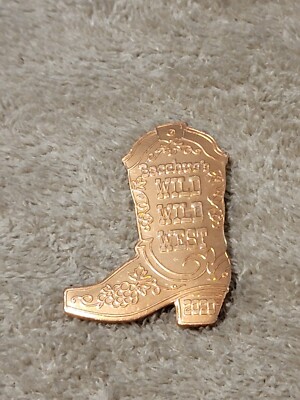 2020 Mardi Gras Krewe Of Bacchus Copper Colored Cutout Boot Doubloon | eBay