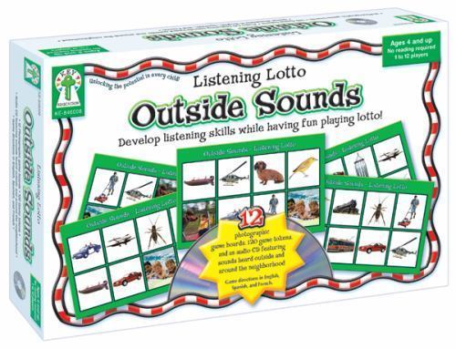 Listening Lotto - Outside Sounds : Develop Listening Skills While ...