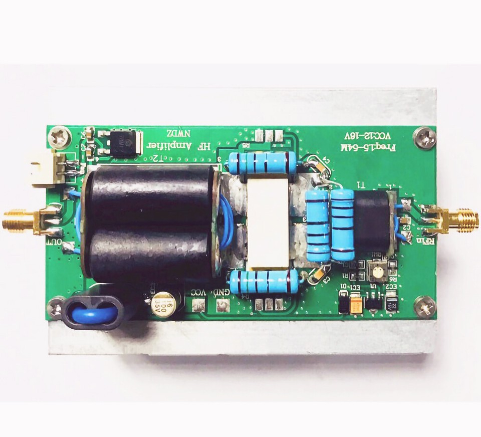 Shortwave Power Amplifier 30W /50W/100W HF RF Linear Amp For Ham Radio ...