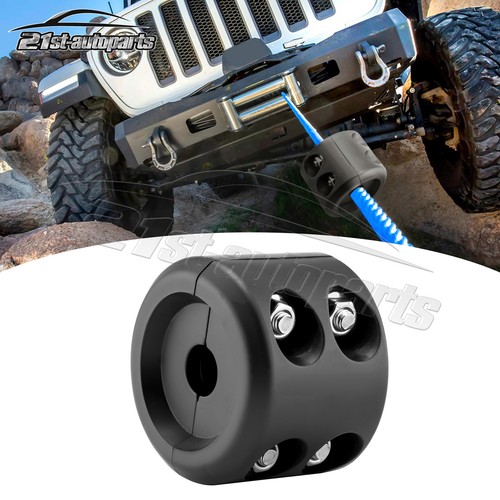 fit ATV UTV Winch Stopper Stop Rubber Heavy Duty Cable Line Waterproof ...