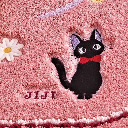 Kiki's Delivery Service Toilet Mat Jiji 80×60cm Pink Flower Walk Studio ...