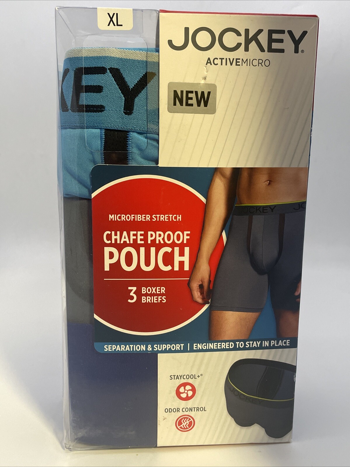 Underwear Jockey Microfiber Boxer Brief Size XL | eBay