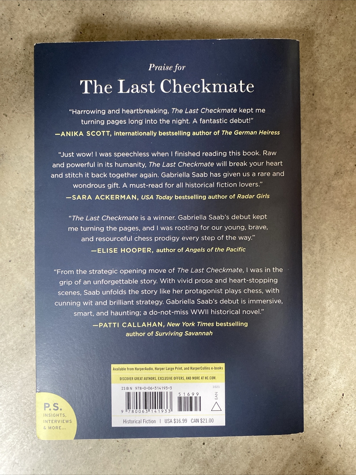 Last Checkmate : A Novel by Gabriella Saab (2021, Trade Paperback) for ...