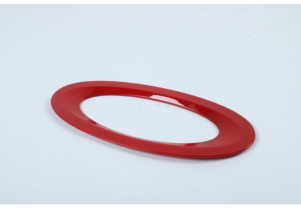 Red Rear Car Logo Emblem Badge Ring Trim Decoration for Ford F150 2021 ...