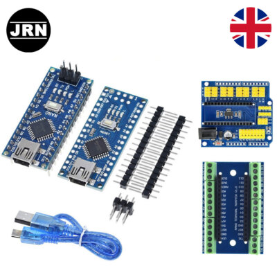 Nano V3 ATmega328P Board CH340 Mini USB Expansion Shield for Arduino ...