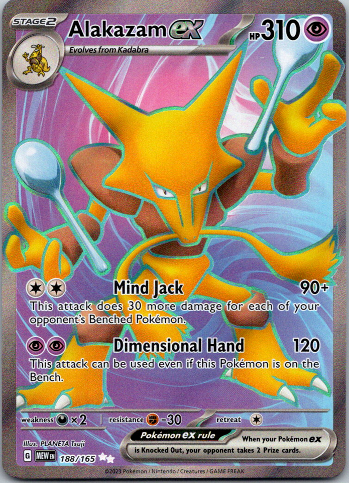 Pokemon ex Full Art Choose Your Card English Near Mint Big Variety SV ...