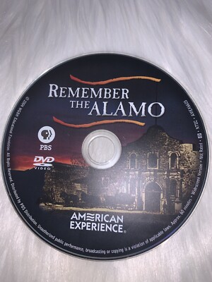 American Experience - Remember the Alamo (DVD, 2004) DISC ONLY PA ...