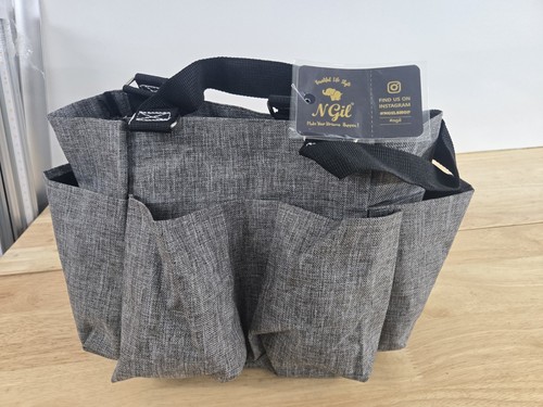 NGIL Small Gray Canvas Utility Tote | eBay