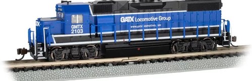Bachmann EMD GP38-2 GATX #2103 Sound/DCC Black/Blue/White - HO Scale | eBay