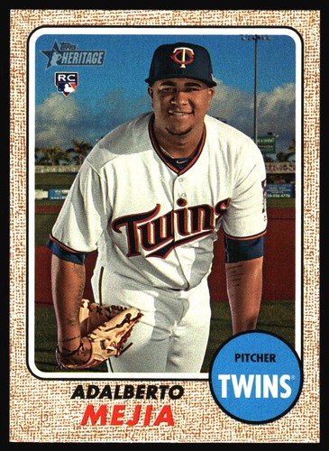 2017 Topps Heritage Adalberto Mejia Rookie #550 Minnesota Twins | eBay