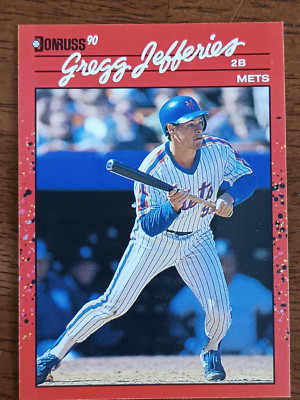 GREGG JEFFERIES NEW YORK METS 1990 DONRUSS BASEBALL CARD #270 | eBay