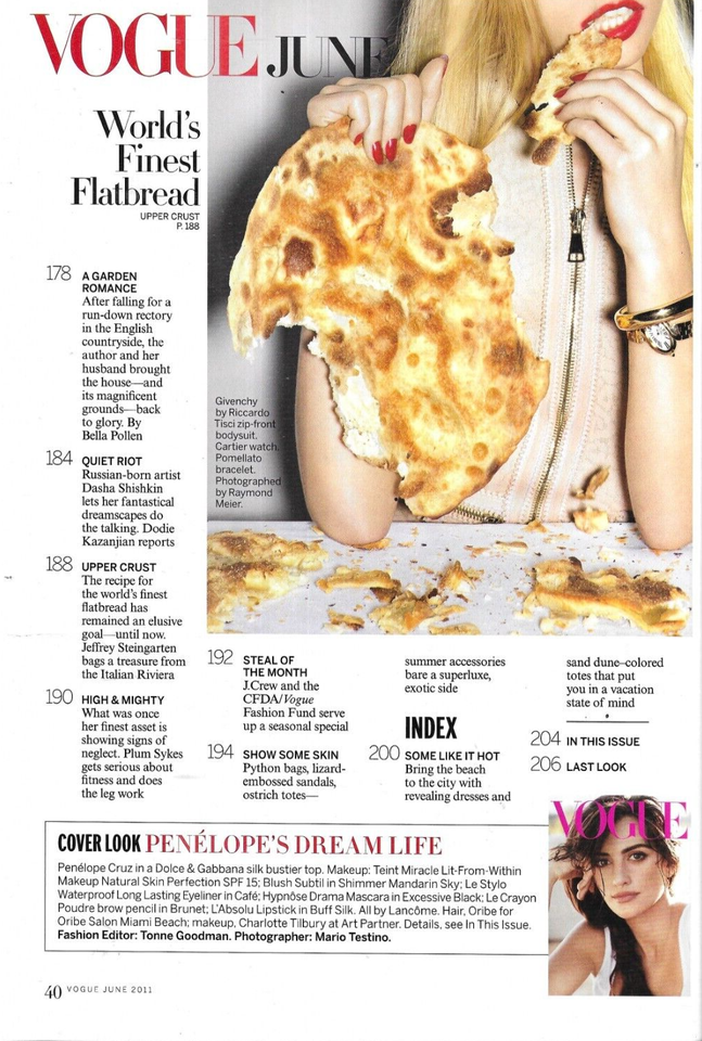 Vogue Magazine Penelope Cruz Bruno Mars Joan Smalls Novak Djokovic ...