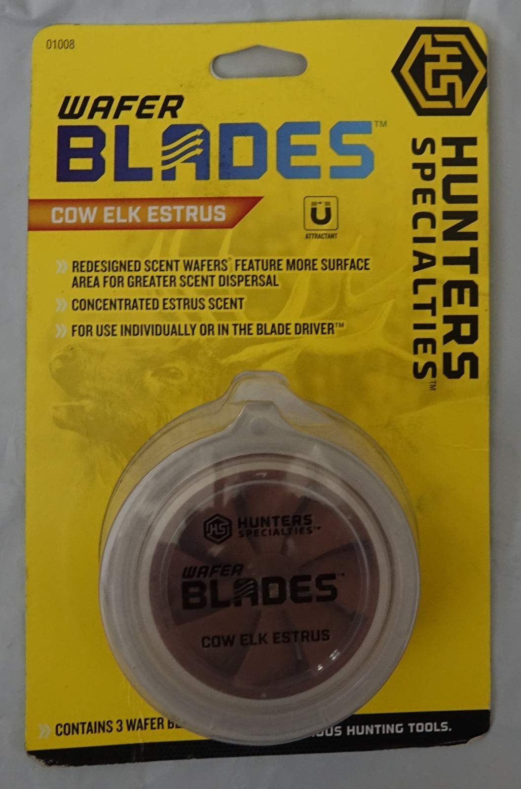 Hunters Specialties 01008 Cow Elk Estrus Scent Hunting Wafer Blade for ...