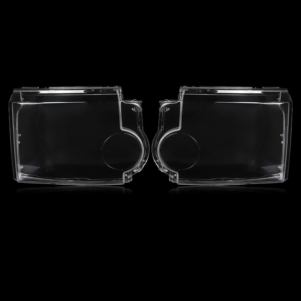 Left + Right Headlamp Headlight Lens Cover Clear For Land Rover LR3 ...