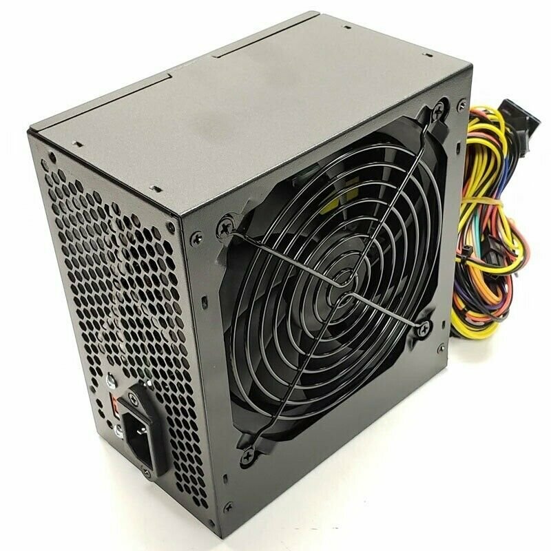 Brand NEW--Powork 600w-Max ULTRA QUIET ATX Power Supply SATA, PCIe & 20 ...