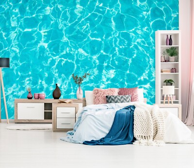 3D Blue Water 1430 Wallpaper Mural Wall Print Wall Wallpaper Murals US ...