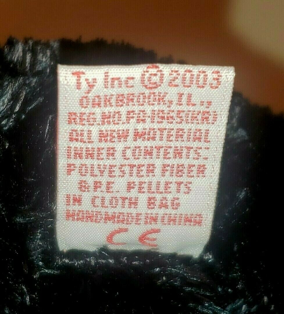 Ty 2003 Fraidy The Black Halloween Cat Beanie Buddy - MINT With Tags ...