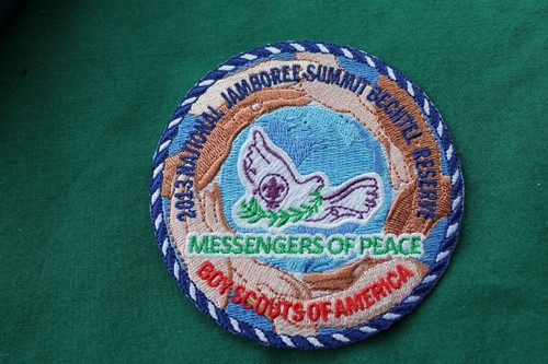 SUMMIT BECHTEL RESERVE 2013 NATIONAL JAMBOREE MESSENGERS OF PEACE PATCH ...