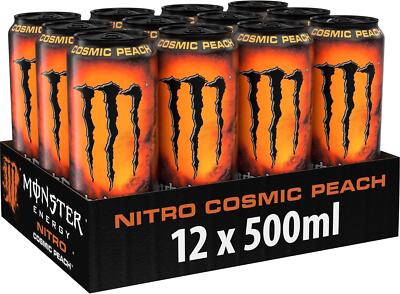 Monster Energy Drink Nitro Cosmic Peach 500ml Pack of 12 | eBay UK