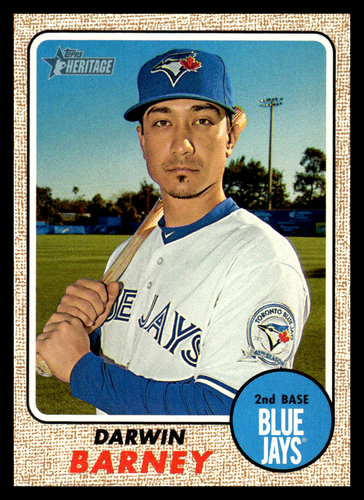 2017 Topps Heritage #312 Darwin Barney Toronto Blue Jays | eBay