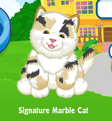 Webkinz Signature Marble Cat Virtual PET Adoption Code Only Messaged Webkinz Cat | eBay