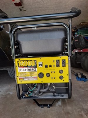 Generac 15000 watt Guardian Ultra Source dual fuel portable generator ...