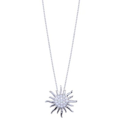 Argent Sterling .925 Plaqué Rhodium Transparent 19 Zircone Pierres ...