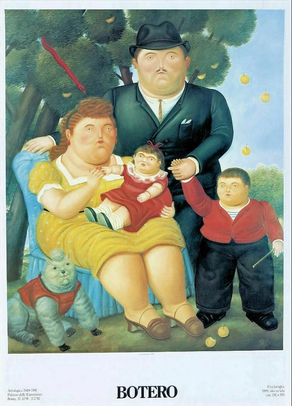 Fernando Botero Paintings Family