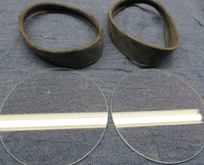 BMW Airhead Speedometer Tachometer 2 Bezel 2 Lenses r90s r90/6 r75/6 ...