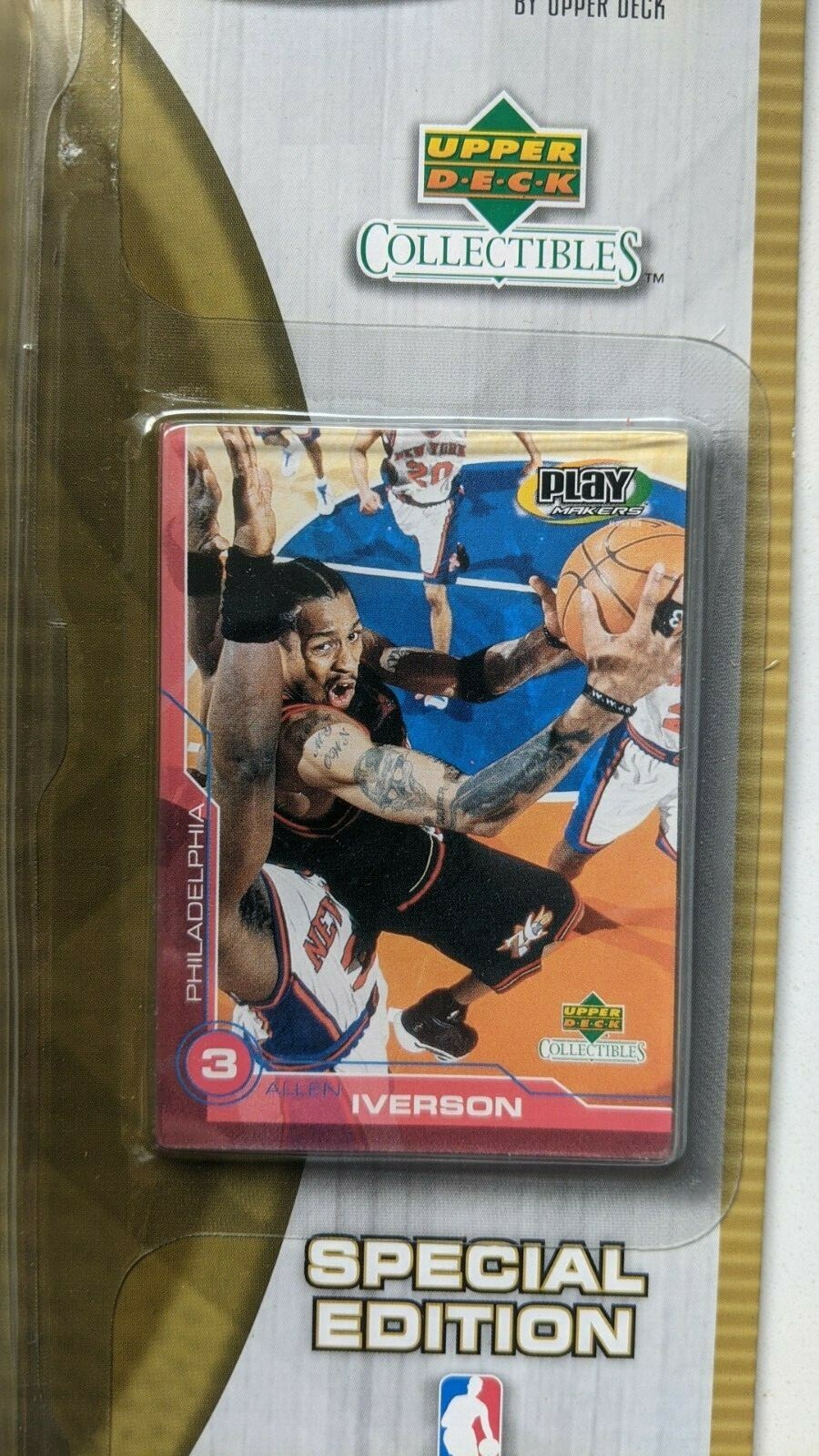 SET OF 4 UPPERDECK NBA BOBBLEHEADS - KOBE BRYANT & ALLEN IVERSON ...