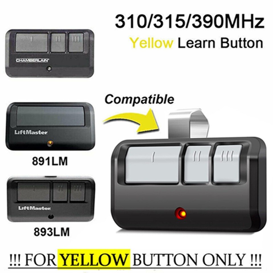 891LM 950ESTD For Liftmaster Chamberlain Garage Door Opener Yellow ...