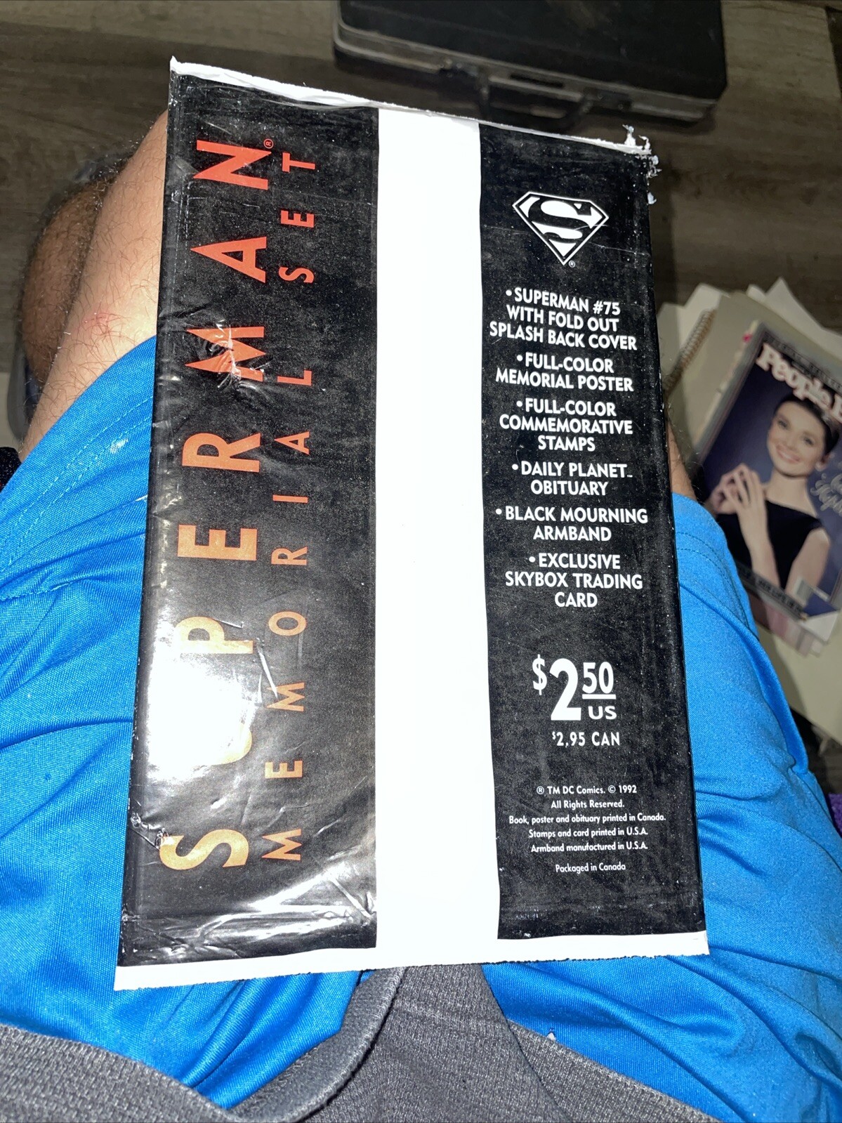 1992 DC Death of Superman BLACK MEMORIAL SET Comic Book (SEALED) | eBay