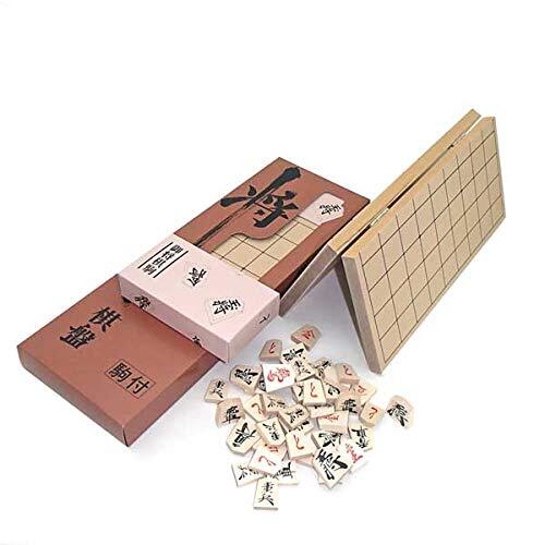 Wooden Shogi set beginners easy carry Igo Lab original specially ...