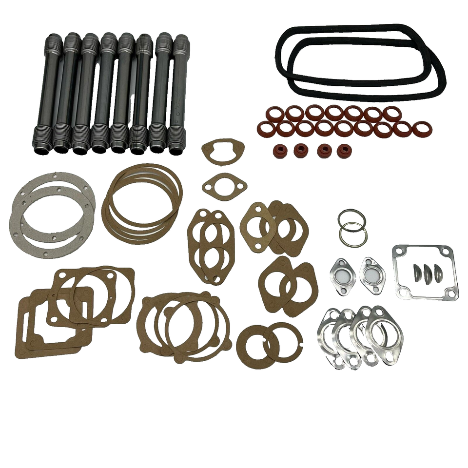 VW TYPE 1 ENGINE GASKET KIT PUSH ROD TUBES SET 1300CC–1600CC ...