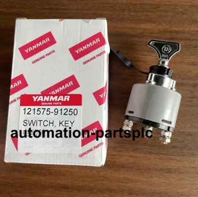 SWITCH, KEY 121575-91250 3JH25/30A Yanmar Original Part Fast Shiped by ...