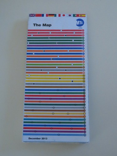 New York City MTA Map Subway Bus Train Rail 2013 = | eBay