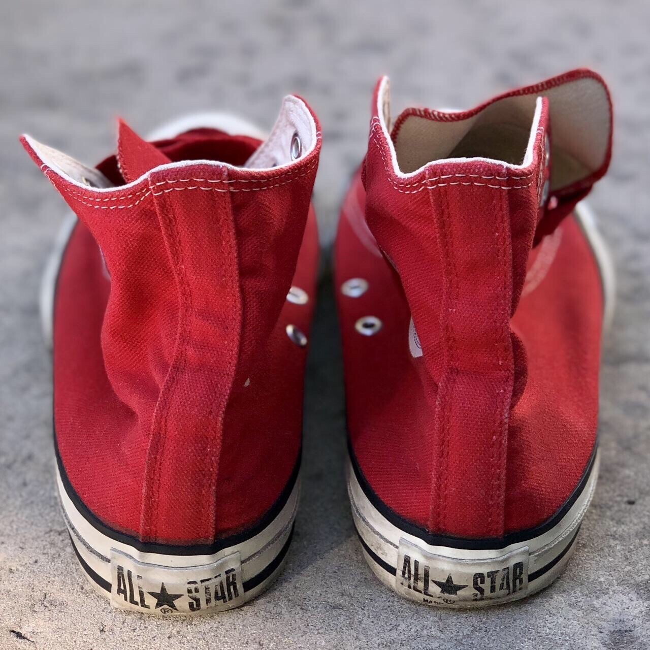 RARE Vintage 1980’s Converse Red All Star High Top Men Size 8 | eBay